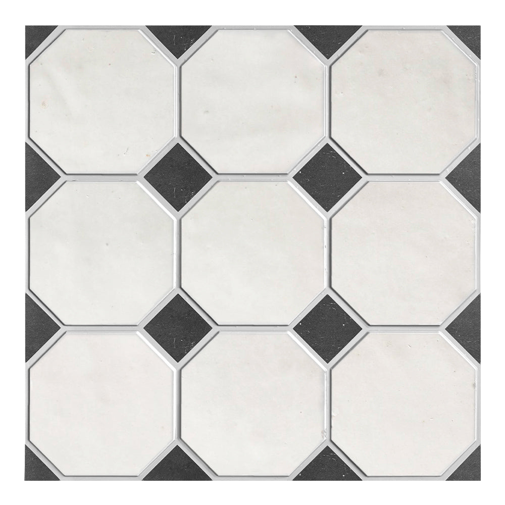 Black and white peel and stick tile store