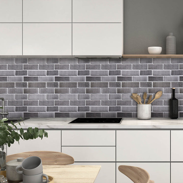 gray brick tiles