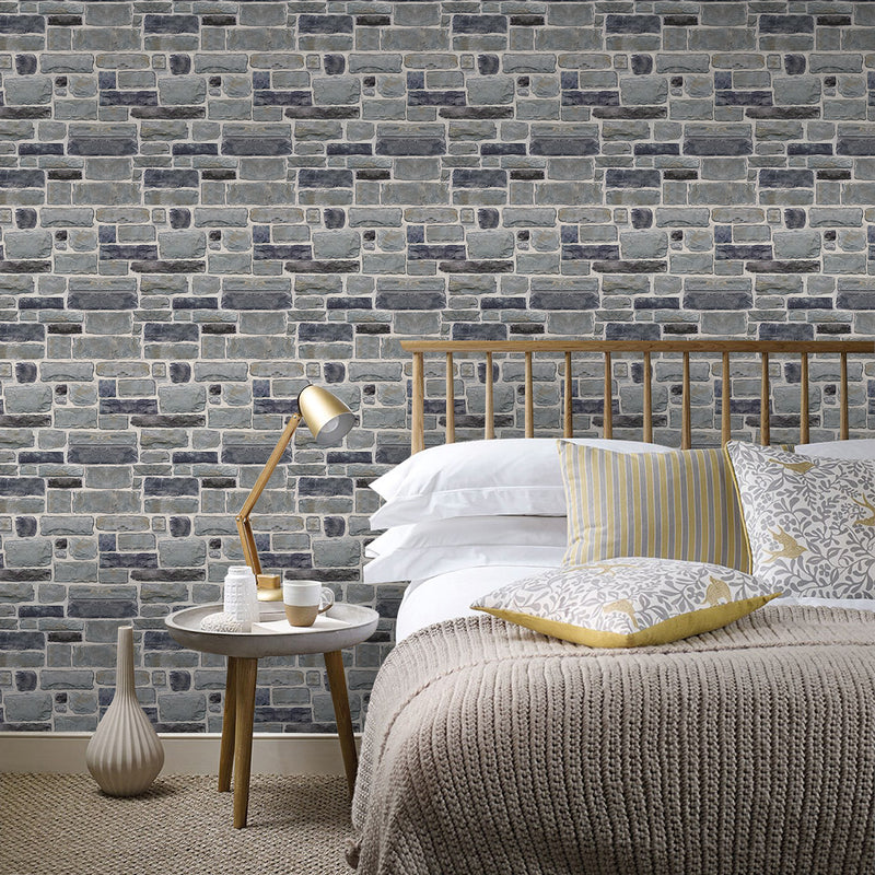 3D Ocean Mist Stone Peel and Stick Wall Tile – Commomy