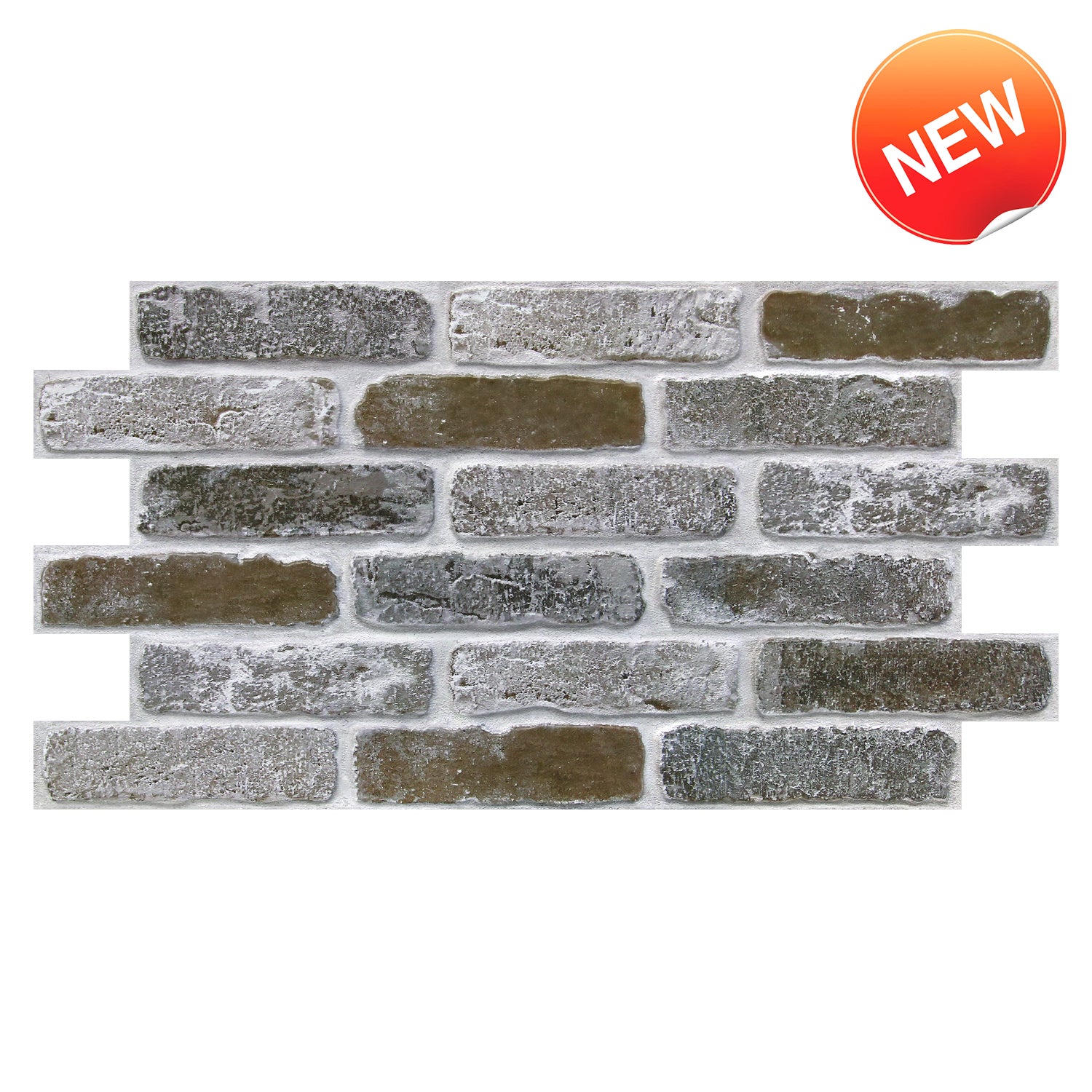 3D Rust Brick Wall Panels Peel and Stick -Large Size – Commomy