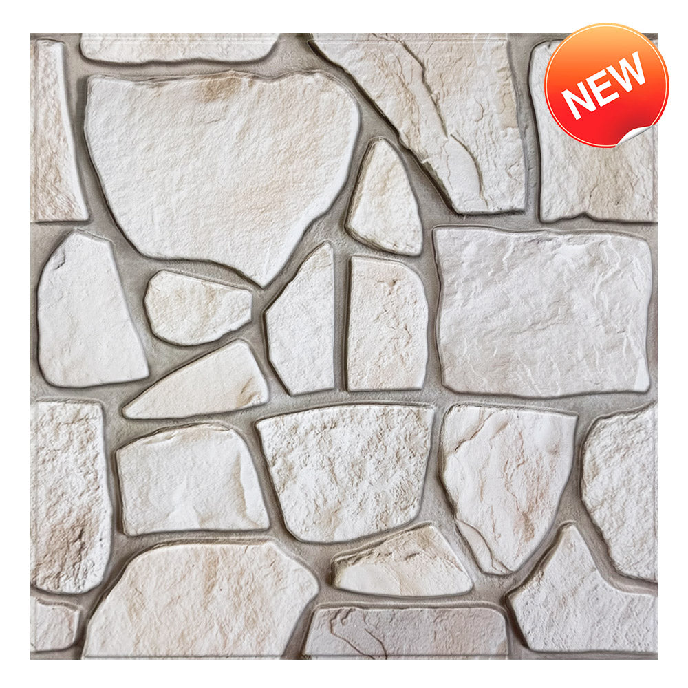 3D Sierra Sand Limestone Peel and Stick Wall Tile – Commomy