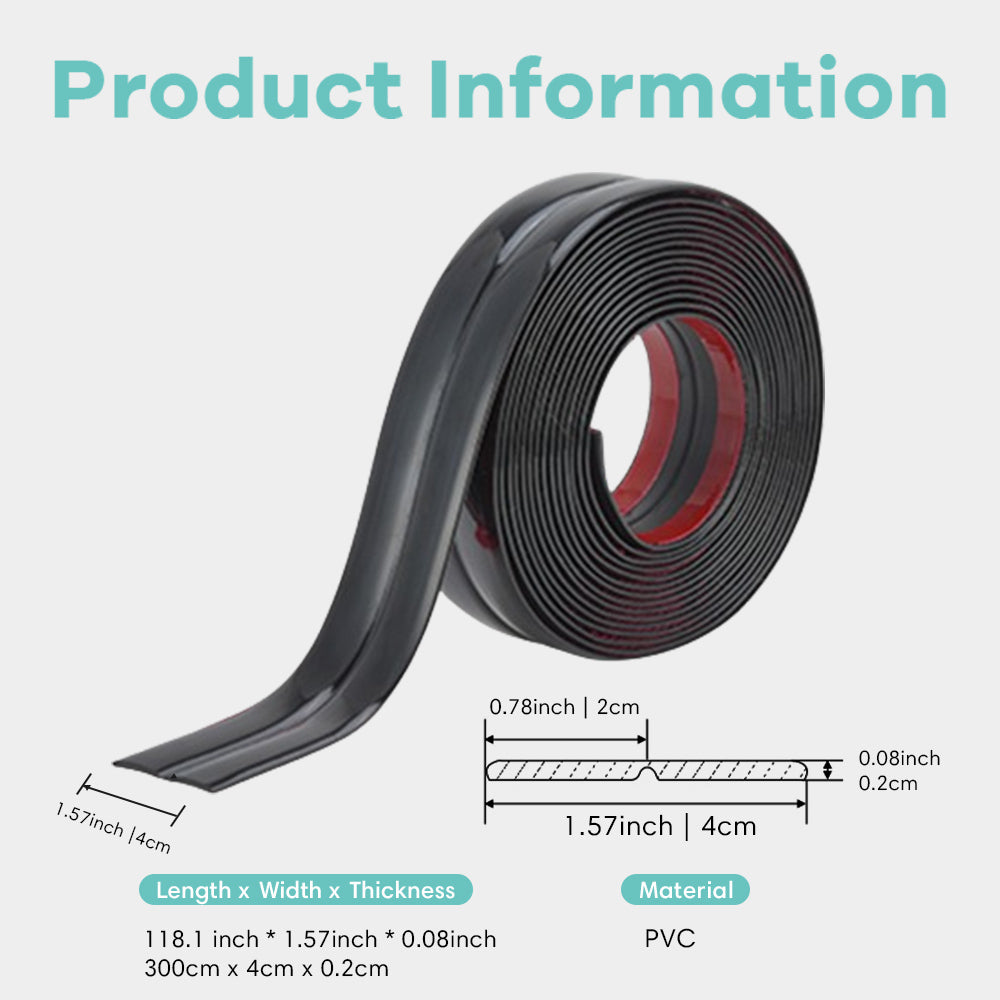 Black Peel and Stick Caulk Tape – Commomy