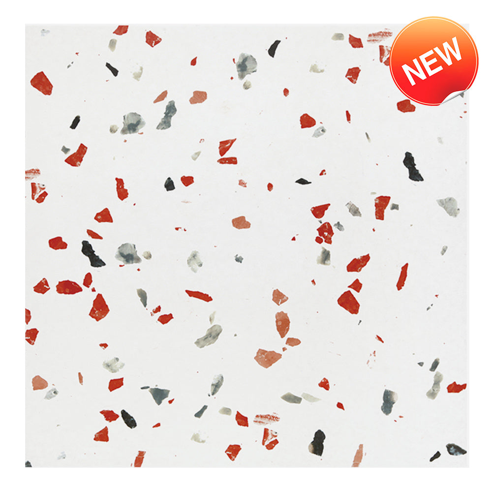 Confetti Terrazzo Peel and Stick Vinyl Floor Tile Sticker – Commomy