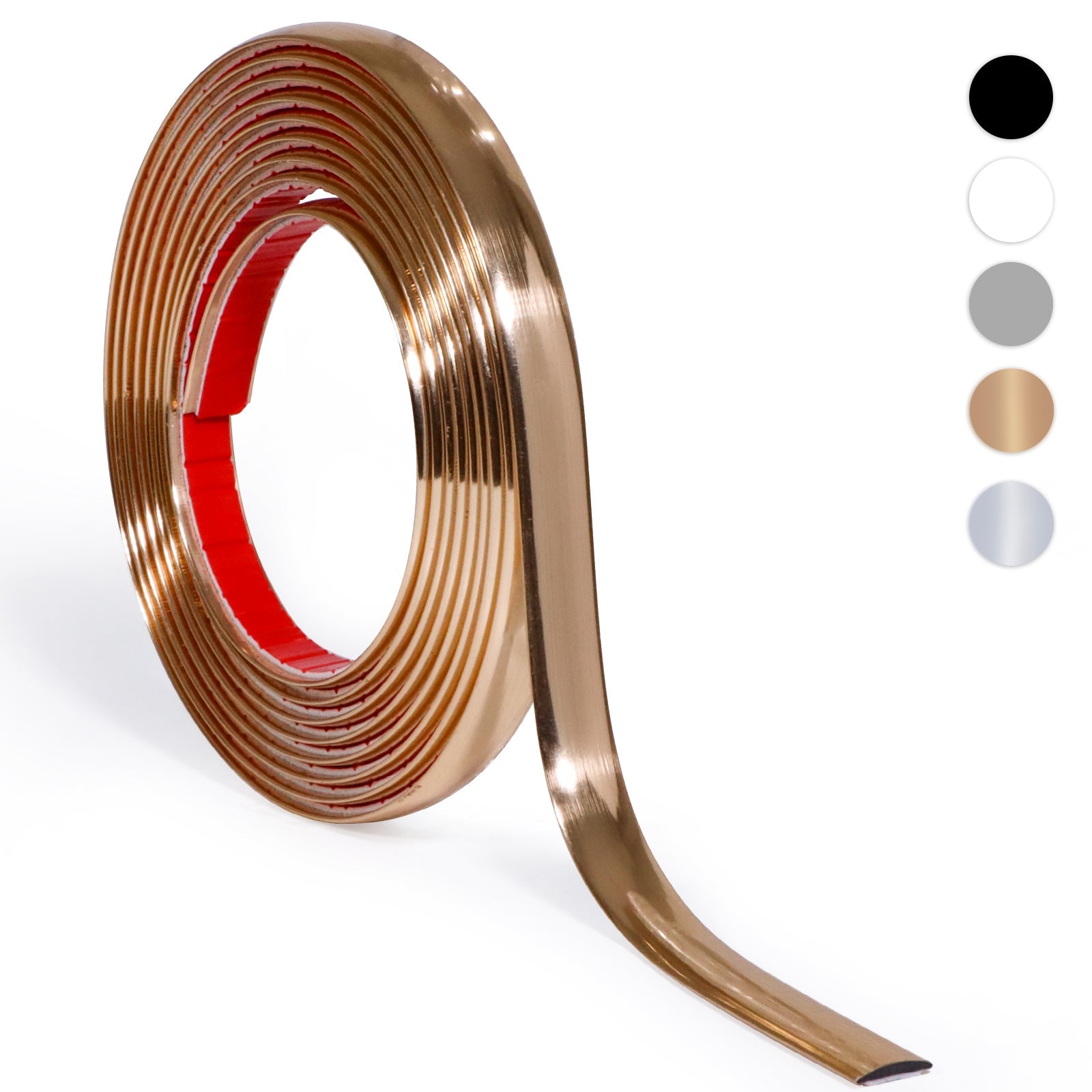 10 Feet Gold Peel and Stick Tile Edge Trim Roll Pack – Commomy