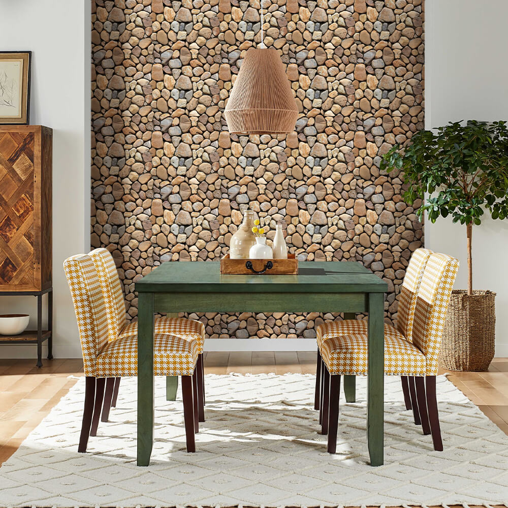 cobblestone wall tile